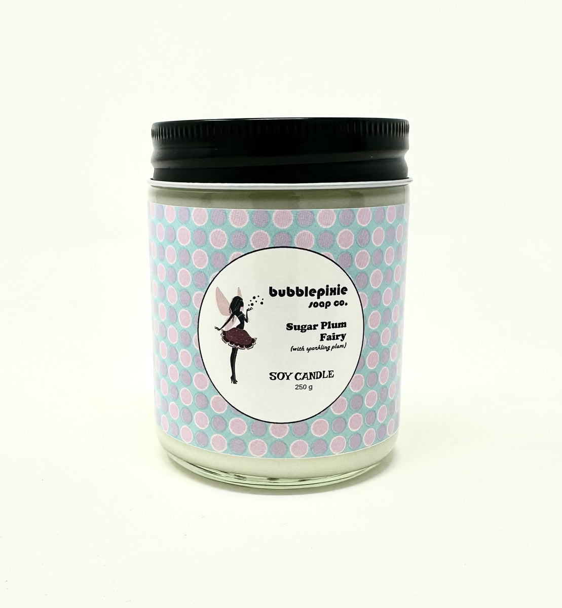 Soy Jar Candle Sugar Plum Fairy – bubblepixie soap co.