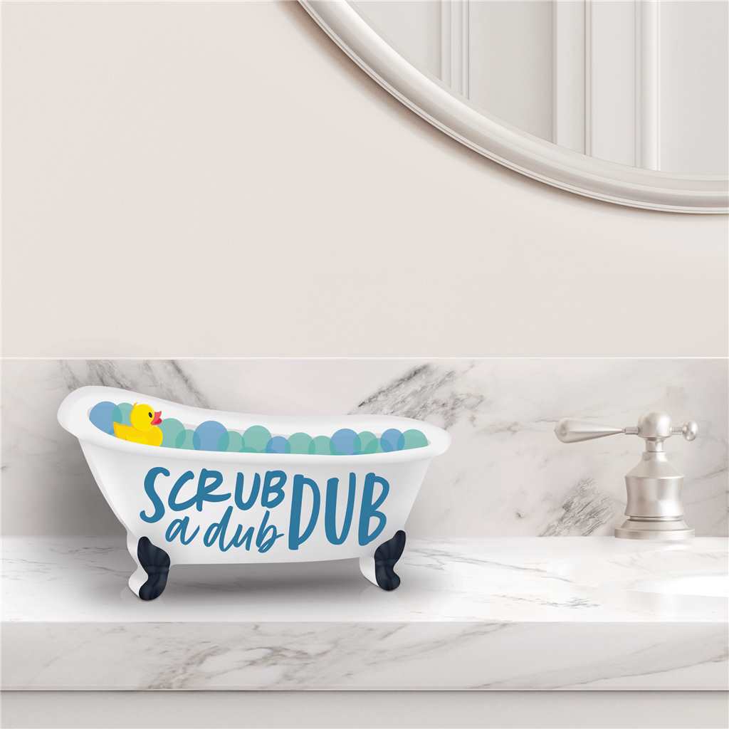 Bathtub Shaped Block Scrub a Dub Dub – bubblepixie soap co.