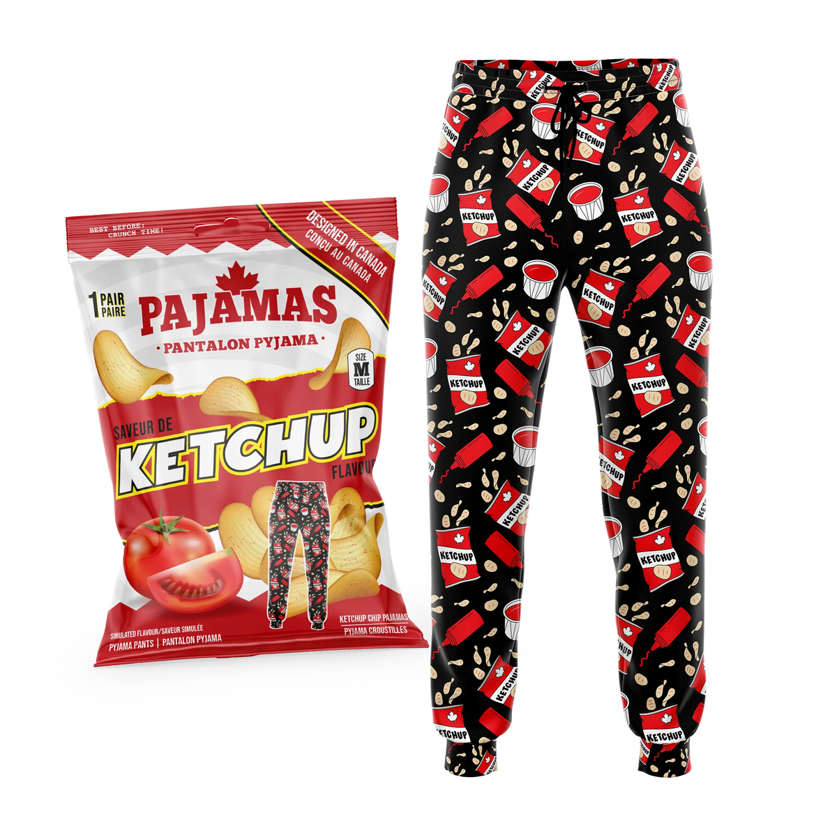 Ketchup Chips Pajama Pants – bubblepixie soap co.