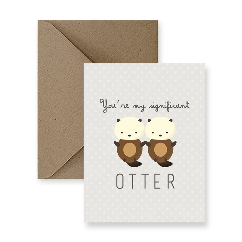 Significant Otter Card – bubblepixie soap co.