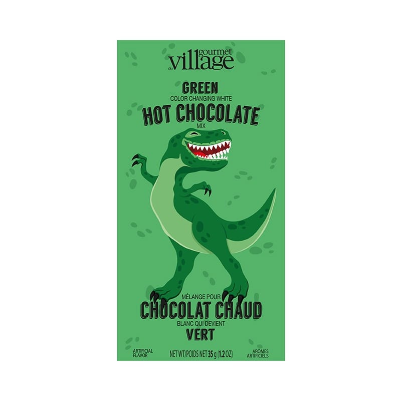 Hot Chocolate White/Green Dinosaur – bubblepixie soap co.
