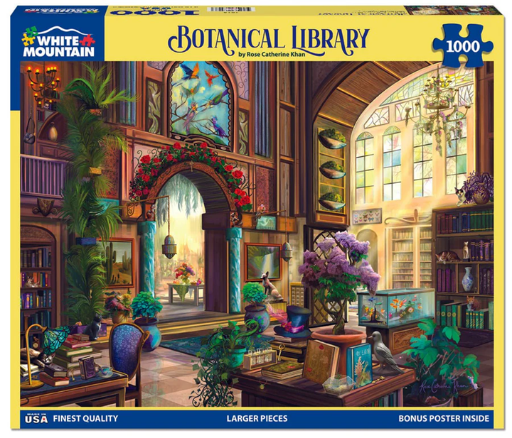 Botanical Library 1000 PC Puzzle – bubblepixie soap co.