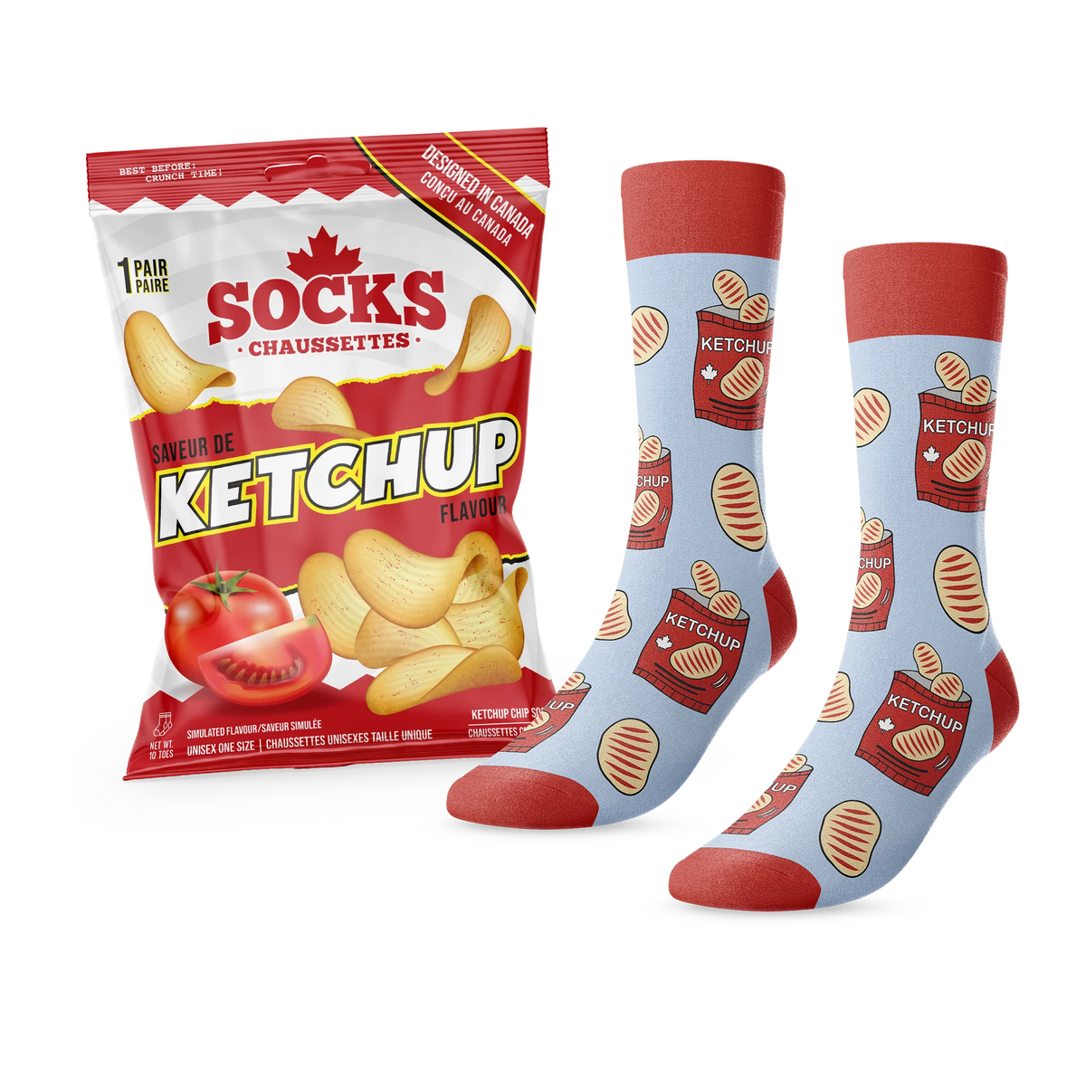 Ketchup Chips Socks – bubblepixie soap co.